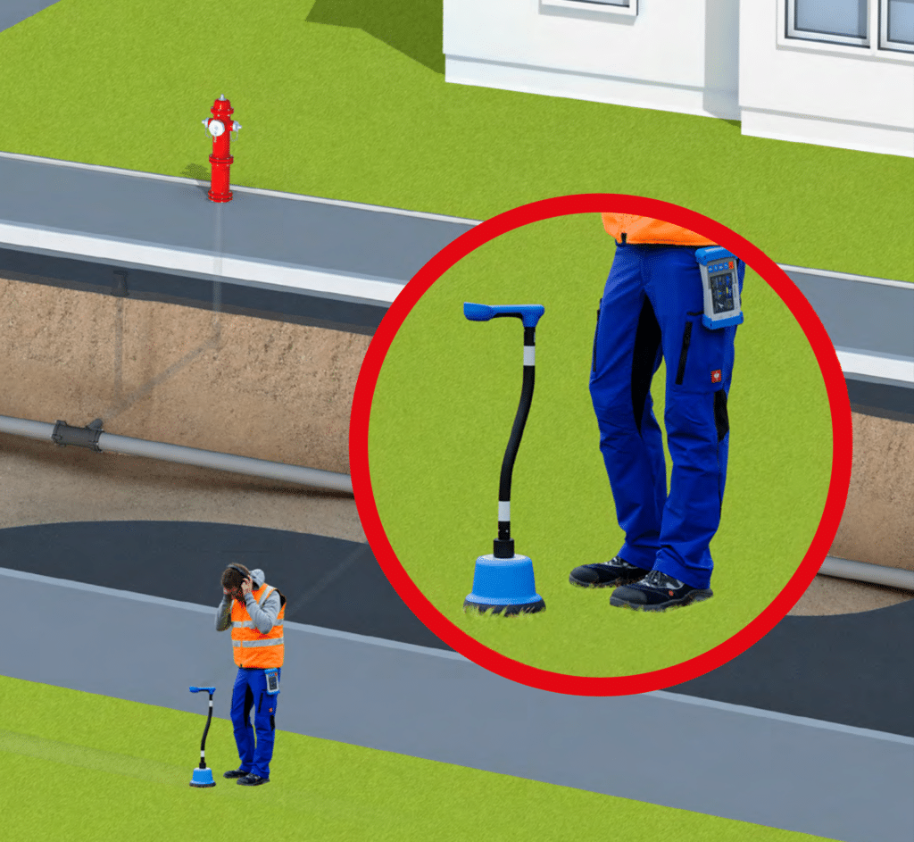 Comment trouver où se trouve une fuite d'eau dans le sol ? - Cybat