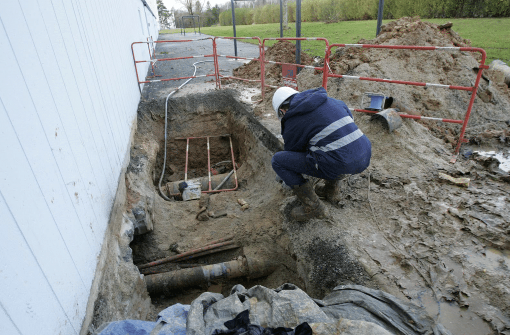 Expertise en détection de fuites réseaux de chauffage dans le sol